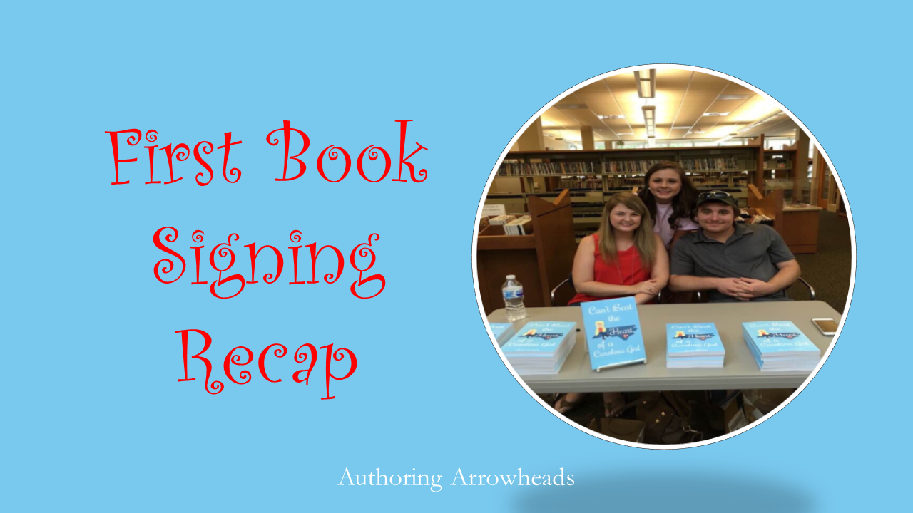 First Book Signing Recap – Authoring Arrowheads